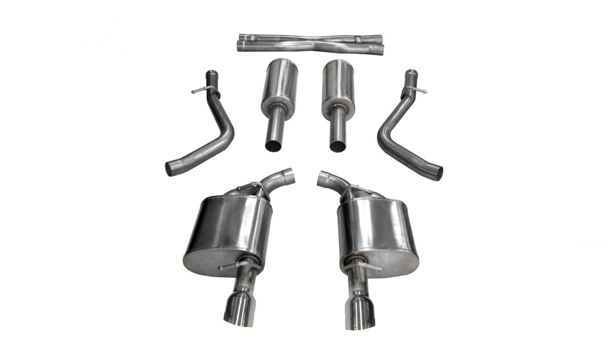 Corsa 21004 2.75 inch Xtreme Cat-Back Dual Exhaust with 4.5 inch Tips ...